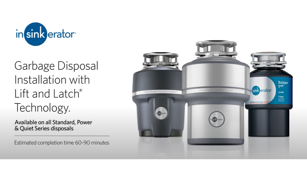 Garbage Disposal Installation (How-To) | InSinkErator US